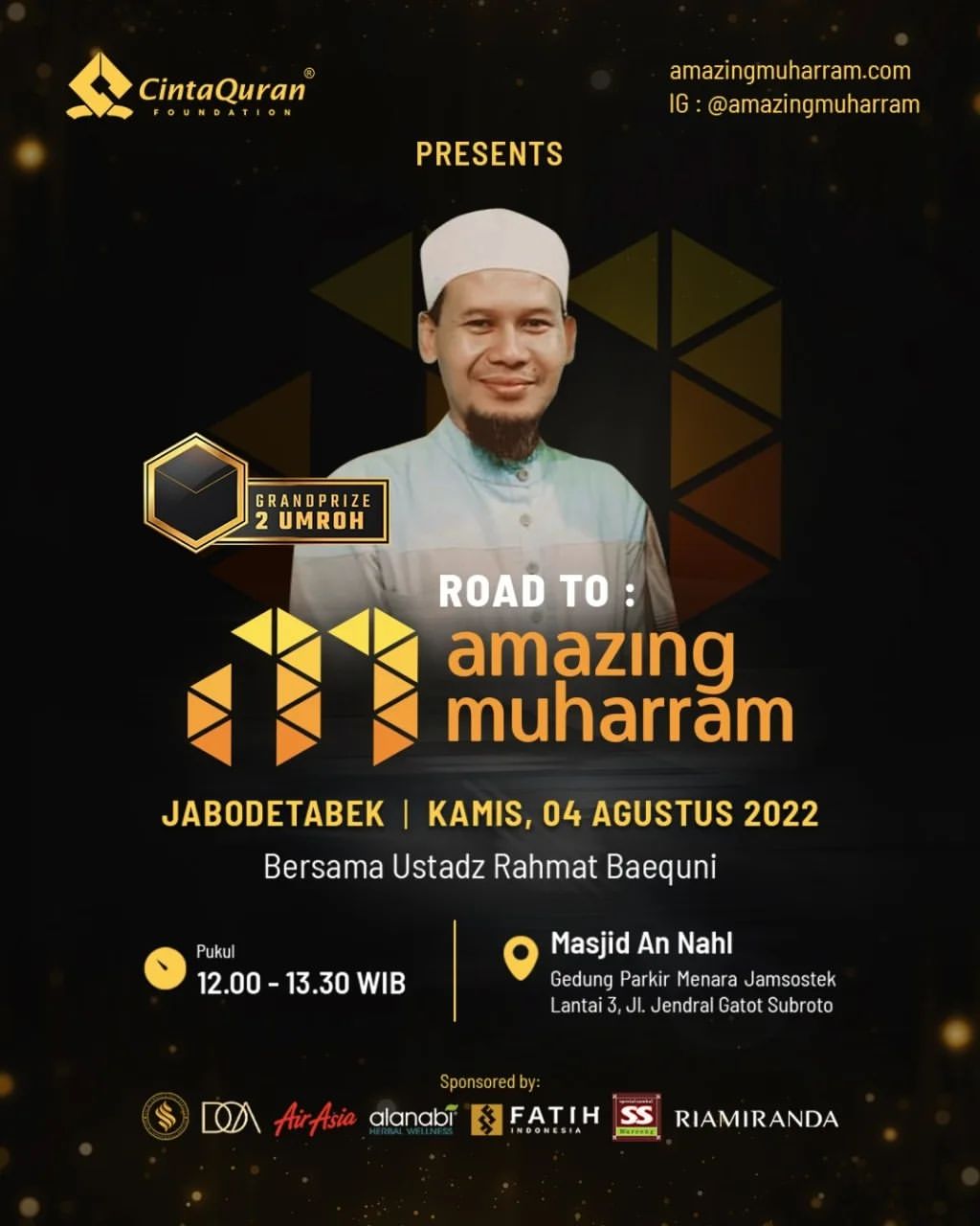 CINTA QURAN FOUNDATION - Road To Amazing Muharram Masjid An Naml